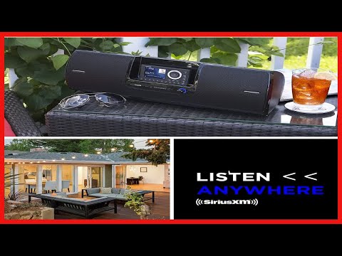 SiriusXM SXSD2 Portable Speaker Dock Audio System for Dock and Play Radios (Black)