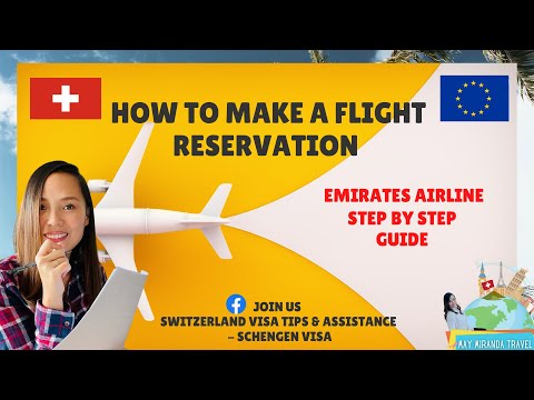 How to make Flight Reservation | How to book Flights | Emirates | Schengenvisa