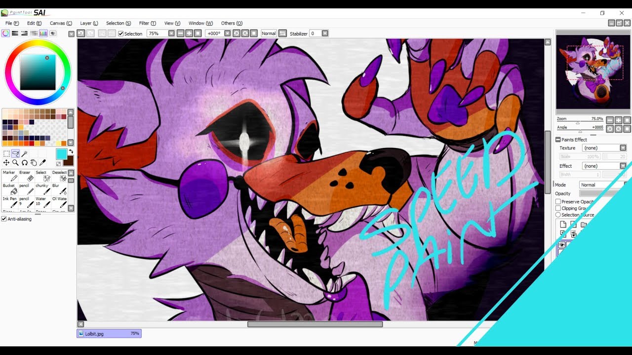 [Please Stand by] - FNAF Lolbit speedpaint