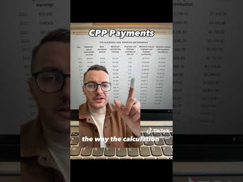 CPP Payments! #youtubeshorts #tips #canada #planning #personalfinance #finance #youtube