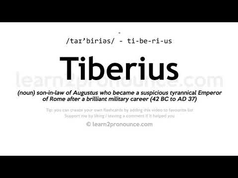 Tiberius pronunciation and definition