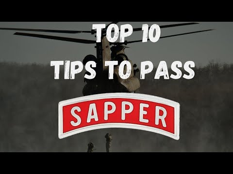 Top 10 tips to help pass SAPPER school | greenberetchronicles.com