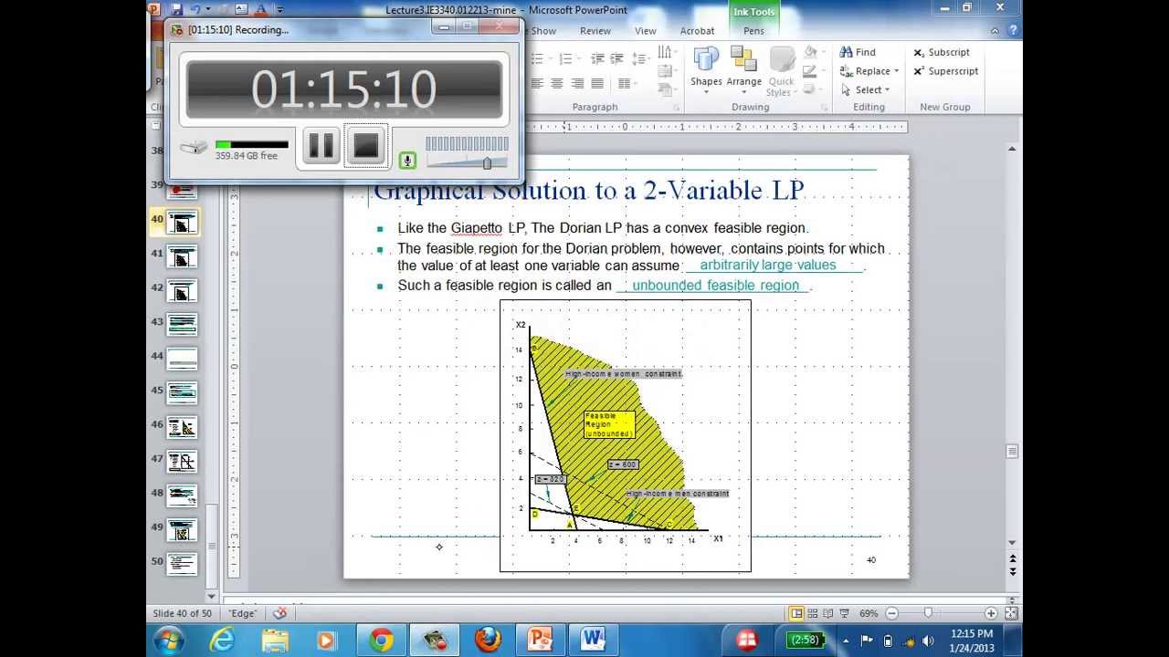Lecture 2: 2-Variable LP Formulation and Graphical Solution