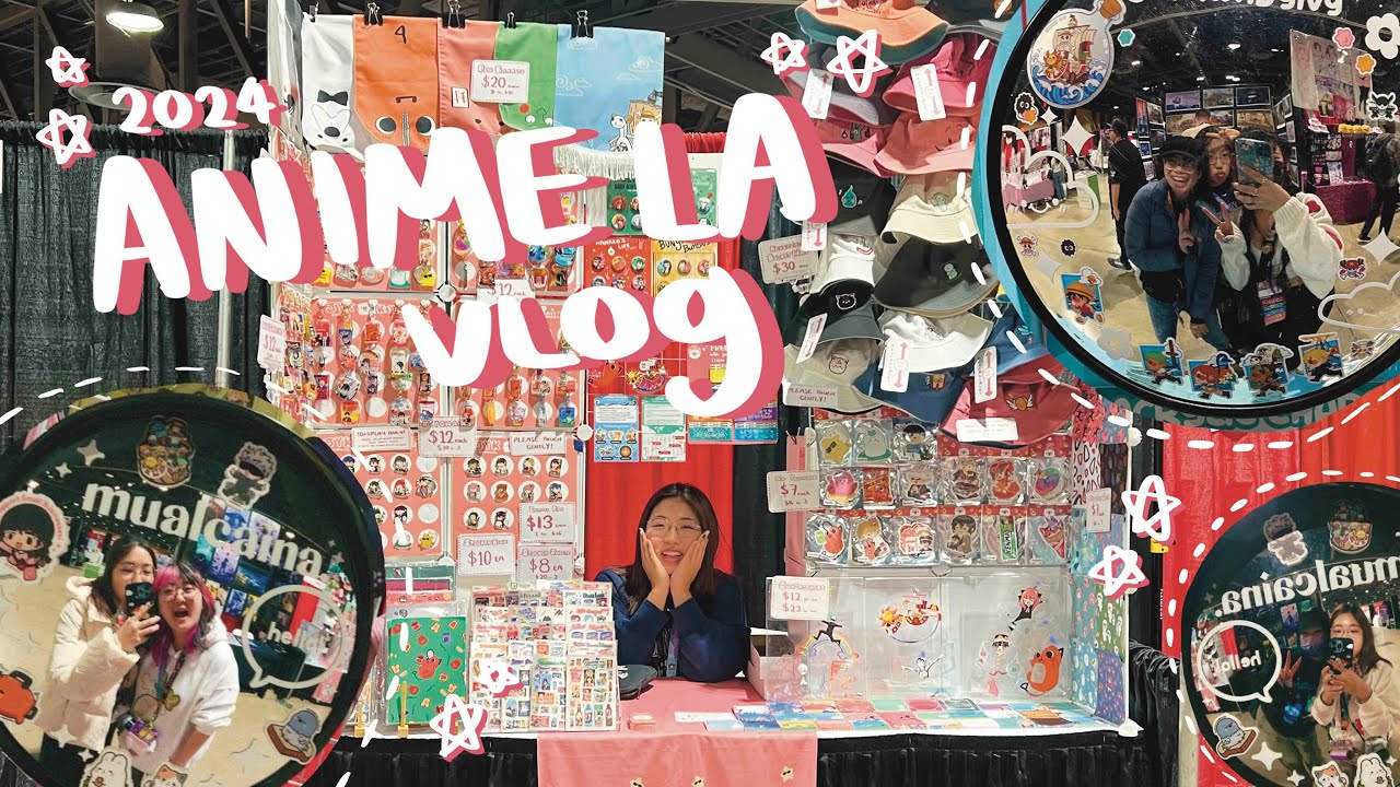 Anime LA 2024 Artist Alley VLOG | SO. MANY. RIBBONS.