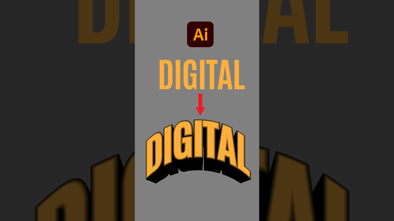 Vintage Style Text Effect in Illustrator | Retro Typography Tutorial