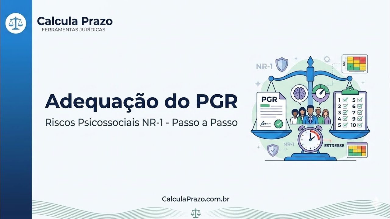 Como Adequar o PGR aos Riscos Psicossociais da NR-1: Passo a Passo para Profissionais de SST