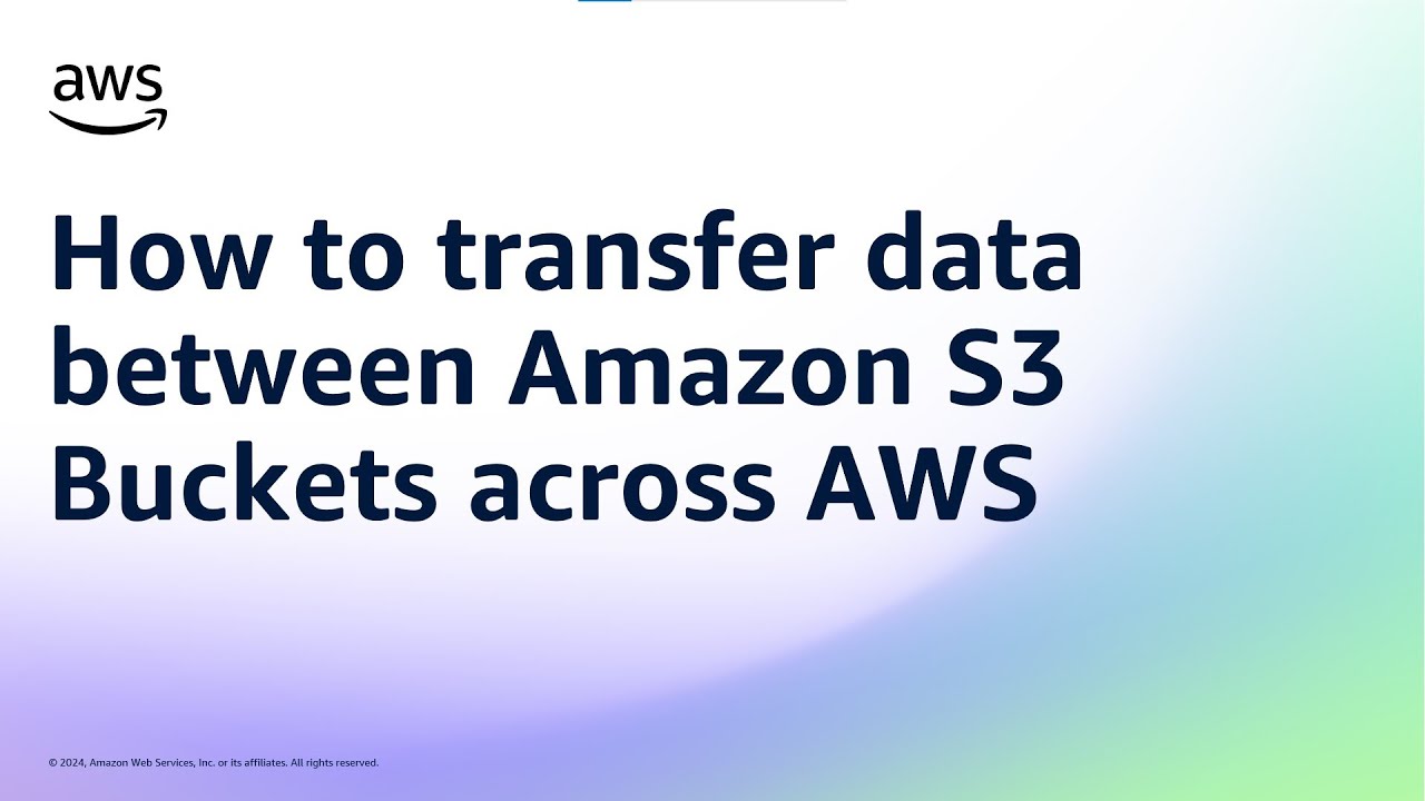 How to transfer data between Amazon S3 Buckets across AWS accounts with AWS DataSync