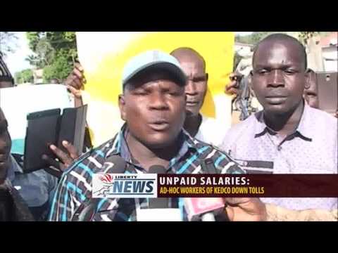UNPAID SALARIES: AD-HOC WORKERS OF KAEDCO DOWN TOOLS