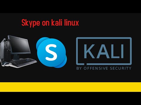 how to use skype in kali linux