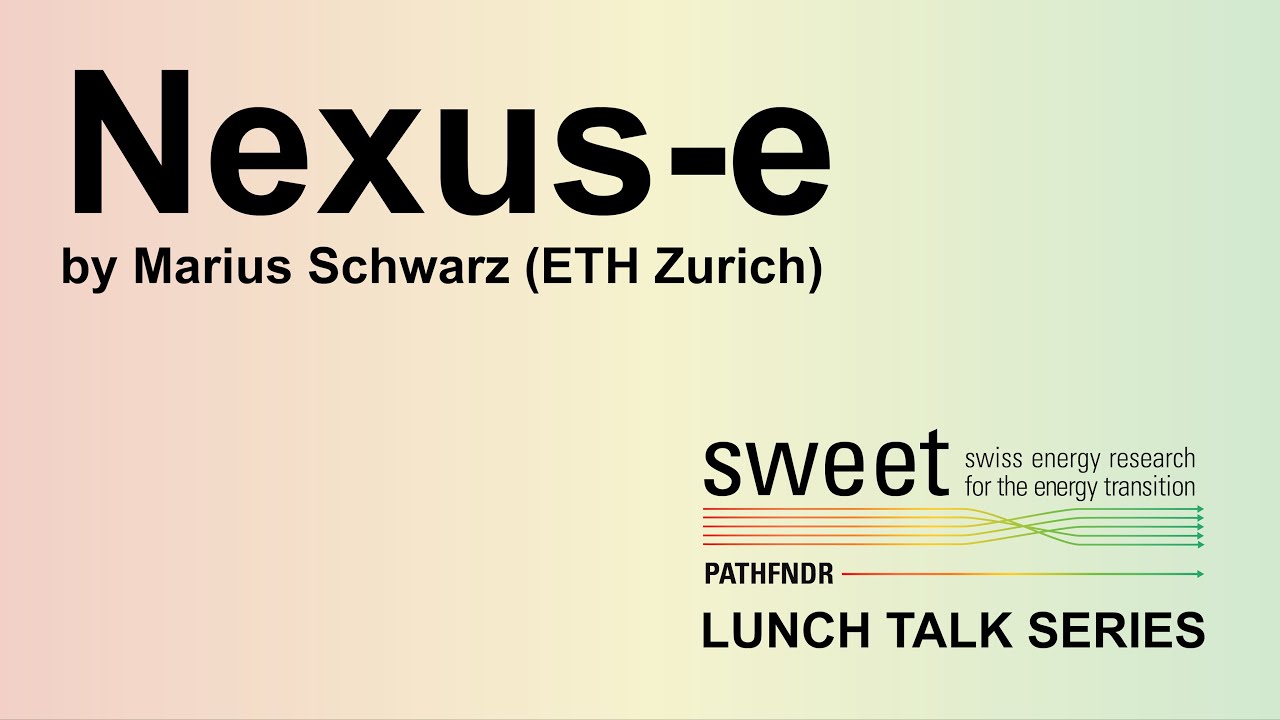 PATHFNDR Lunch Talk: Nexus-e by Marius Schwarz