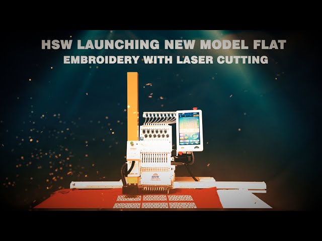 Computerized Embroidery Machine - HSW Model 2048-5G Single Head 12 ...