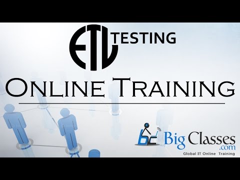 ETL Testing Tutorials For Beginners Part 3 - ETL Testing Introduction - BigClasses
