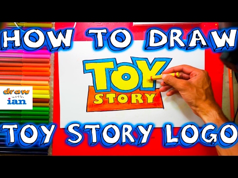 How to Draw the Toy Story Logo - Easy things to Draw