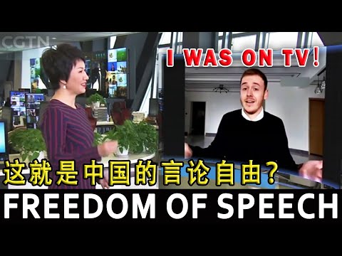 Freedom of Speech in China? I was on Chinese TV! British Expat talks ...