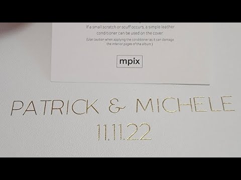 MPIX COMPANY FULL ALBUM REVIEW leather layflat gold Debossing with semi gloss photo(Not sponsored)