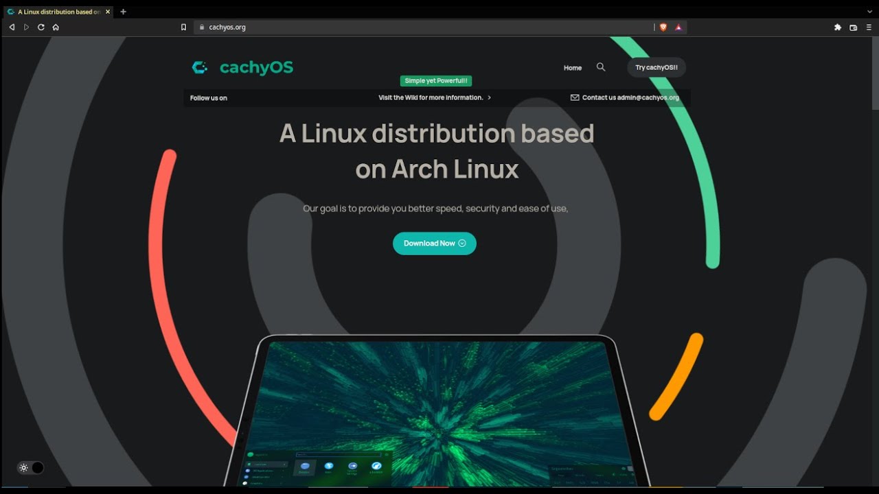 Linux Install of CachyOS Linux !! Based On Arch Linux.
