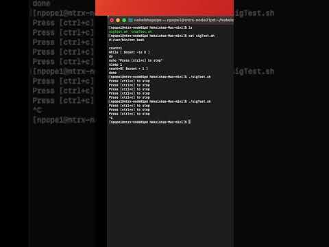 Linux Signal And Trap #bash #bashscripting #bashshell #scripting #linux
