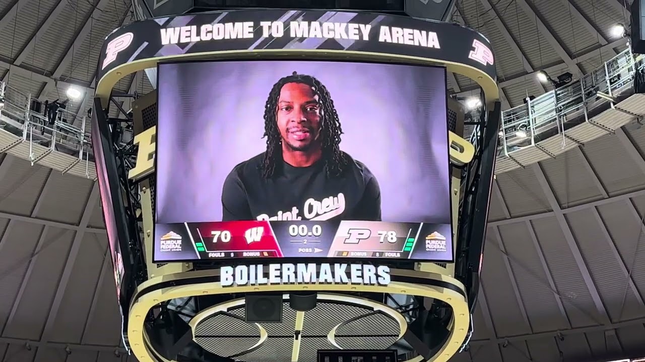 Lance Jones senior day intro video