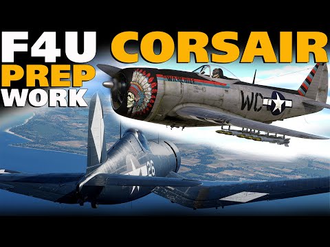 Preparing for the DCS F4U-1D Corsair in the P-47D Thunderbolt!
