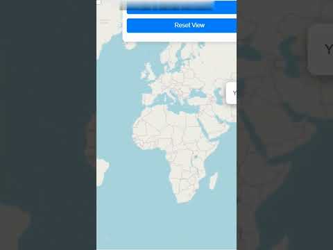 Interactive map with leaflet.js #leaflet #html #css #js #codinglife