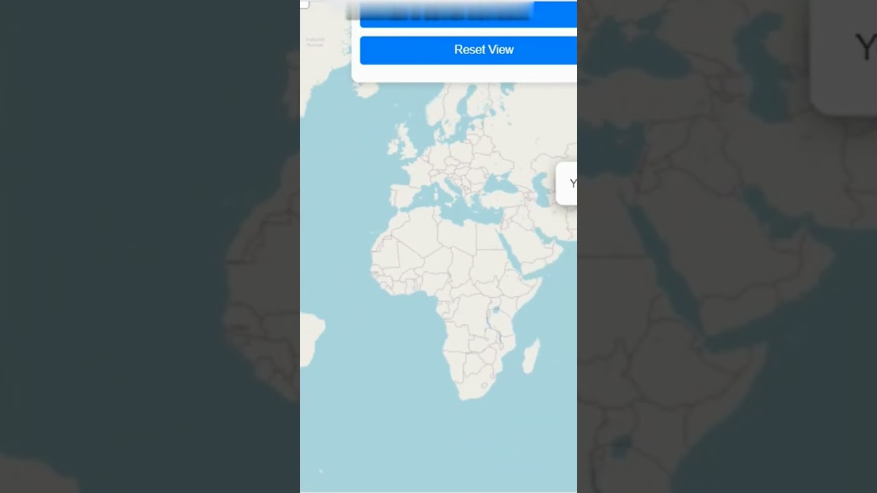 Interactive map with leaflet.js #leaflet #html #css #js #codinglife