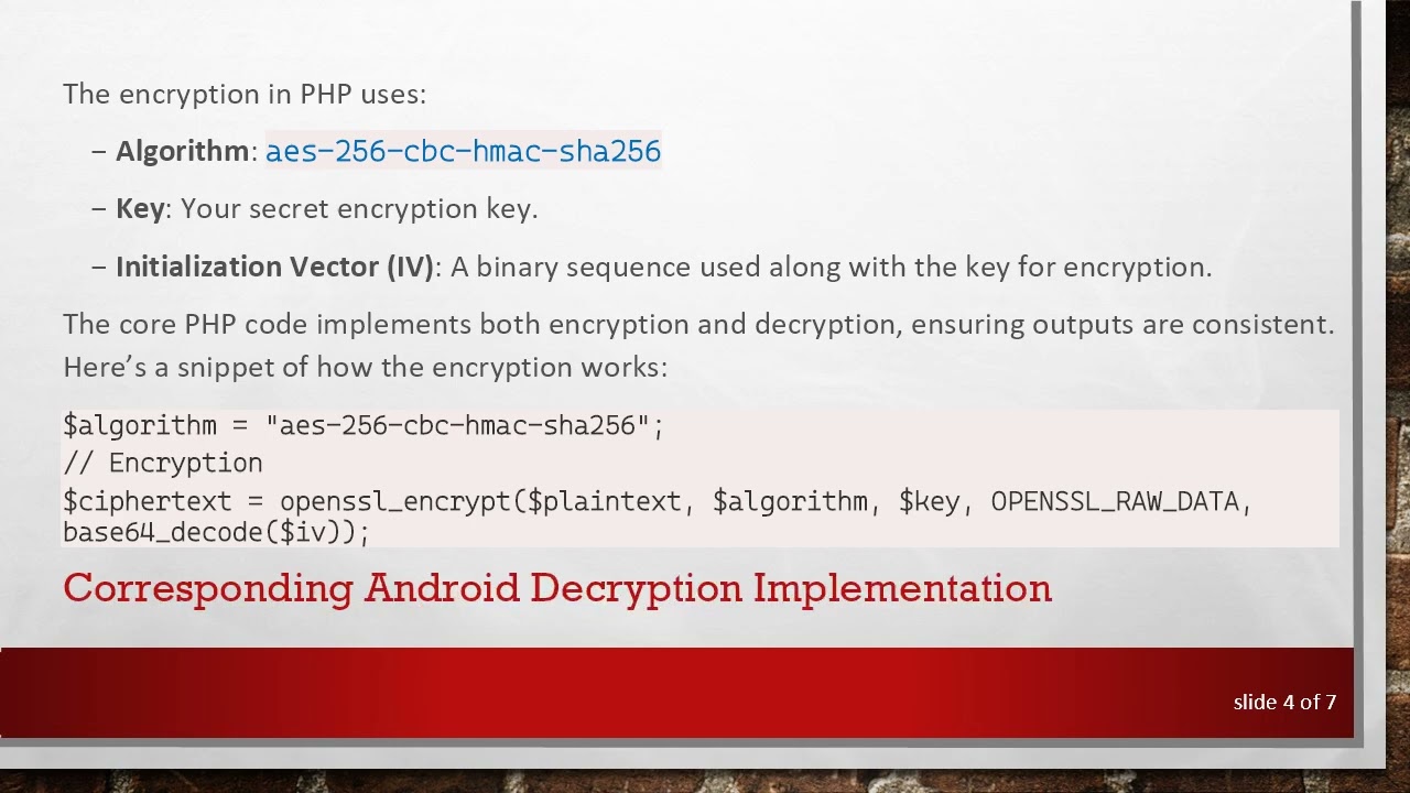 Android Equivalent to AES-256-CBC-HMAC-SHA256 in PHP
