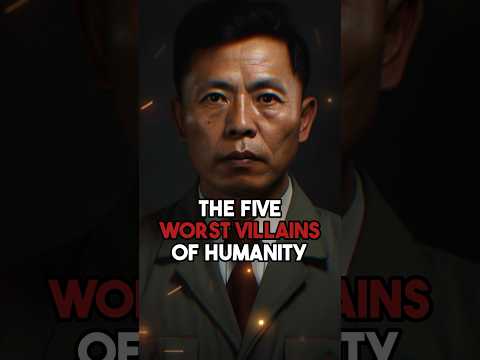 Pol Pot - The 5 Worst Villains of Humanity 📖 No. 3 #history #shorts