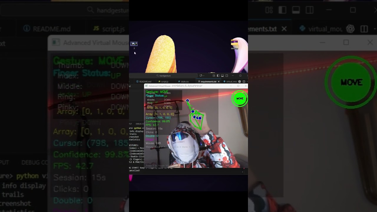 Hand Gesture Recognition System made by python