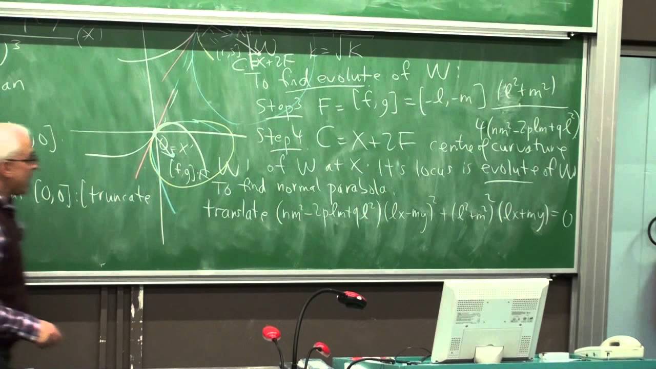 Quadratic curvature for algebraic curves (cont) | Differential Geometry 15 | NJ Wildberger