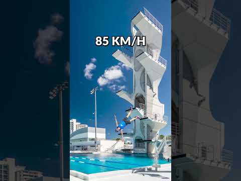 Would You Jump Off The Diving Platform at This Pool?