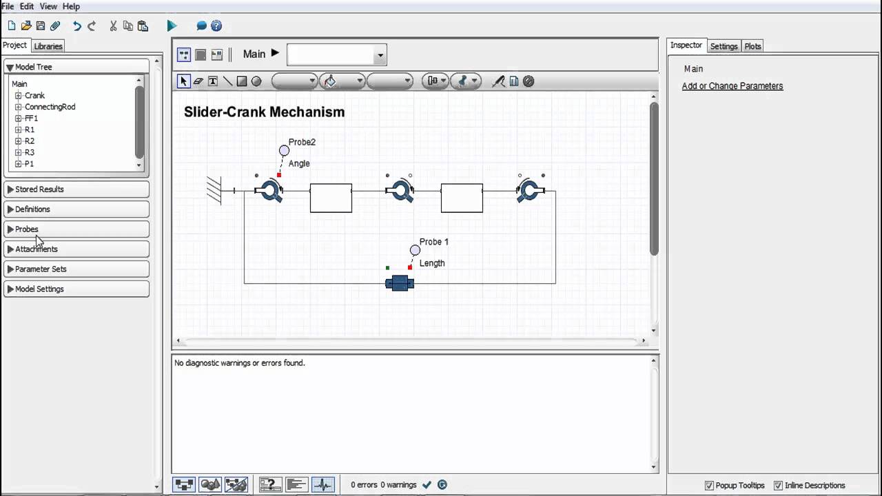 MapleSim Tutorial: The MapleSim Workspace
