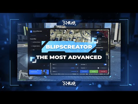 [STANDALONE] FIVEM ADVANCED BLIPSCREATOR I discord.gg/unique
