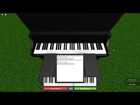 Roblox rick roll piano tutorial + sheets