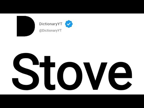 Stove Meaning in English