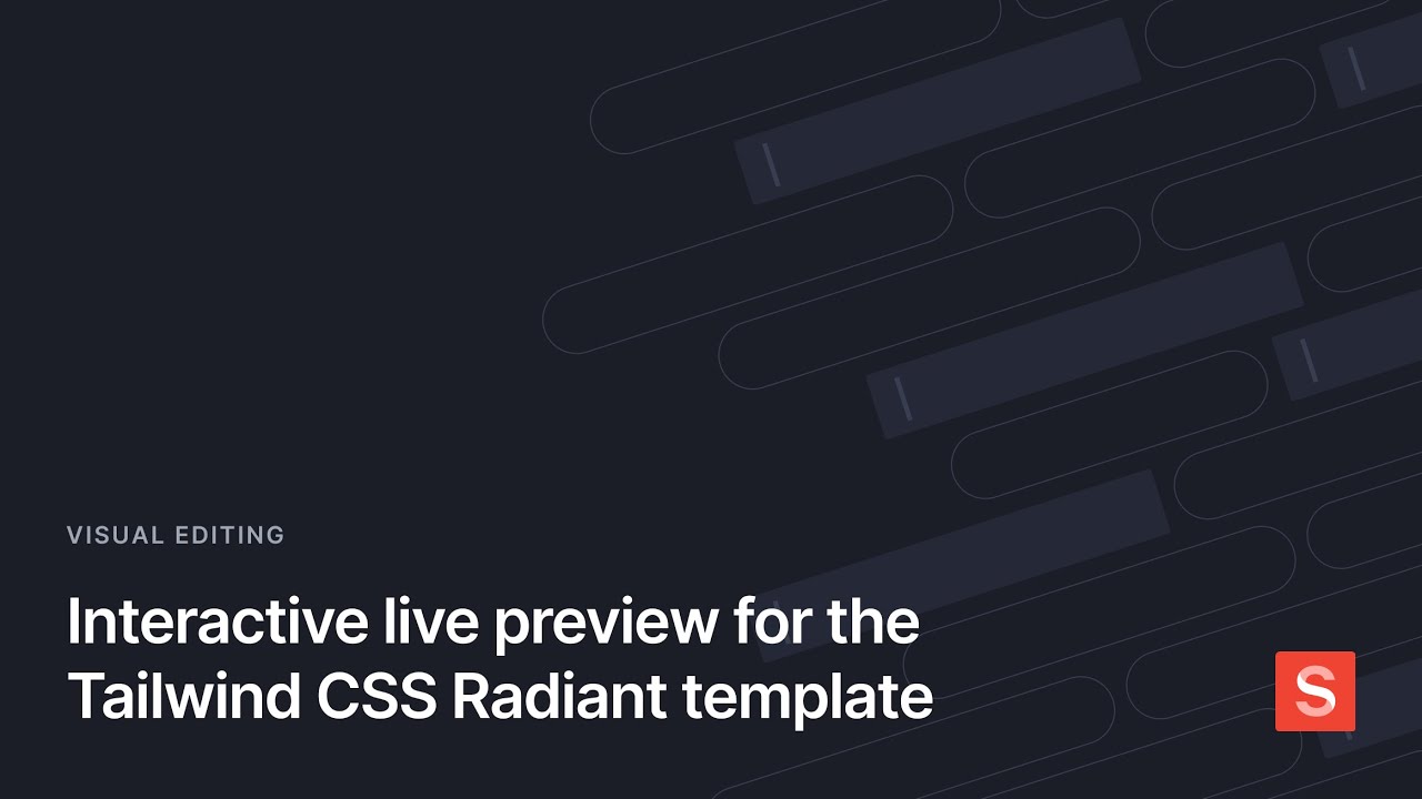 Add Visual Editing to the Tailwind CSS 