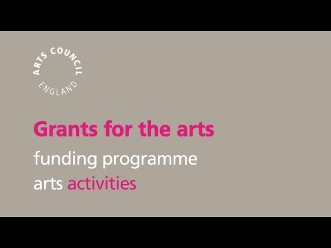 Welcome to Grants for the arts