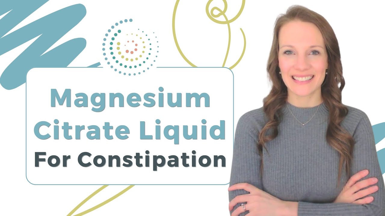 Magnesium Citrate Liquid For Constipation