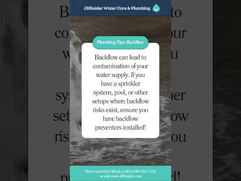 🚱 Tip: Install Backflow Prevention Devices! #plumbingtips #plumbingadvice #backflow #watersupply