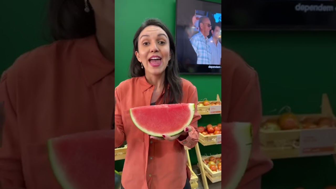 A melancia Pingo Doce é mais doce e possui menos sementes que as melancias convencionais