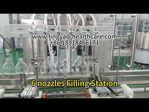 100-500ml Bottle Washing-Filling-Capping Line 40 BPM