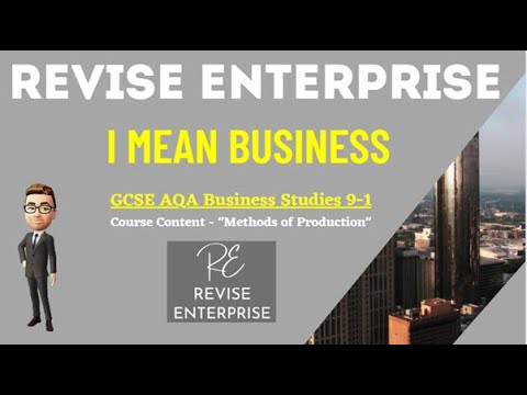 GCSE AQA Business Studies - Section 3.3 - Course Content - Methods of Production