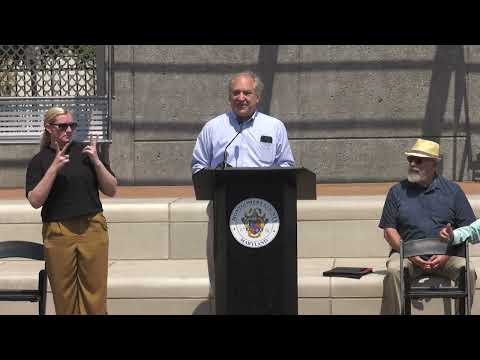 County Executive Marc Elrich comments from Gene Lynch Urban Park Ribbon Cutting June 10, 2023