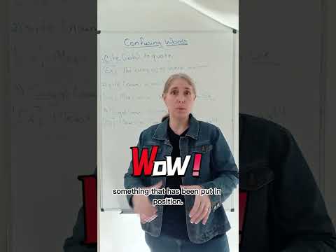 Stop Confusing the Words Cite, Site and Sight - Common Mistakes in English #shorts