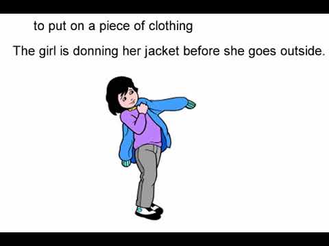 don meaning | Vocabulary for Kids | Children's Dictionary | Learn English Vocabulary