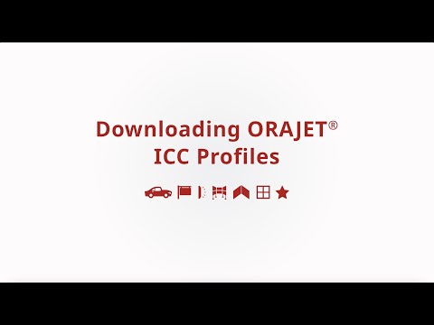 Downloading ORAJET® ICC Profiles