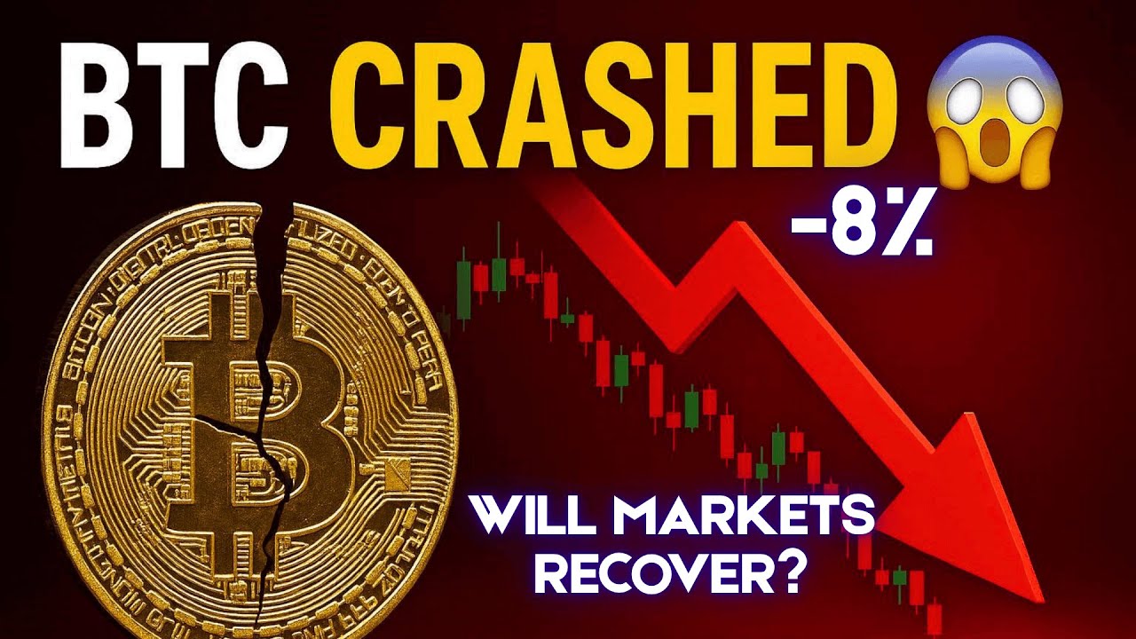 Why Bitcoin Crashed Today | BTC Price Crash Explained | Crypto Market Update 2025