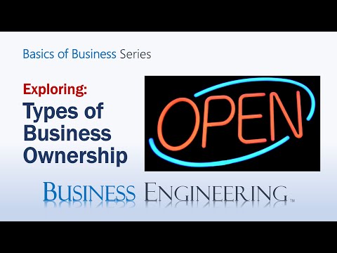 S00 E03 Basics of Business - Types of Business Ownership