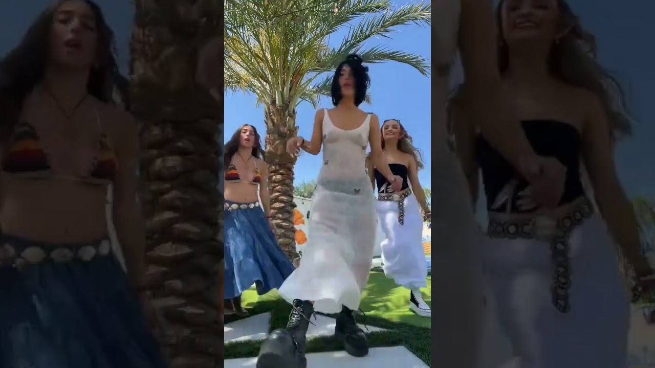 Charlie D'amelio white dress | Coachella