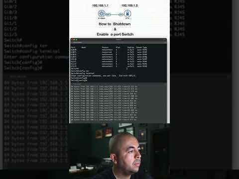 How to shutdown a port on a Cisco switch
