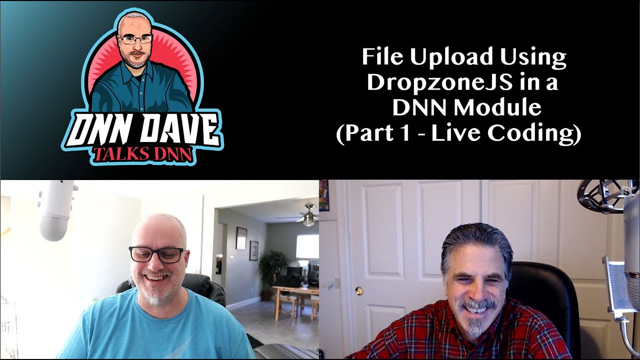 File Upload Using DropzoneJS in a DNN Module (Part 1 - Live Coding)